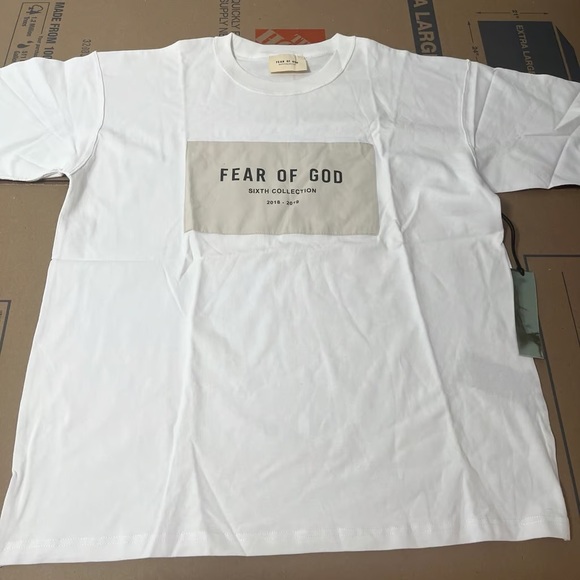 Fear of God | Shirts | Fear Of God White Tshirt Sixth Collection | Poshmark